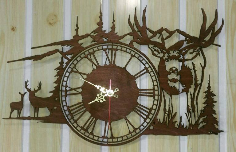 Free DXF Laser Cut Clocks Template for CNC & Laser Cutting - Free Vector