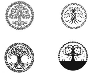 Tree Vector DXF File Free For CNC - Free Vector