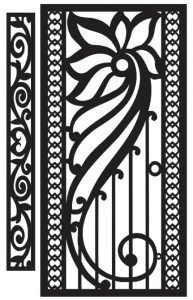 freevector floral pattern vector free dxf cnc vector - Free Vector