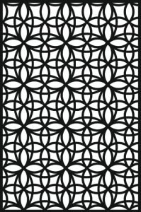 Laser Cut Decorative Lattice Panel dxf gratis download - Free Vector