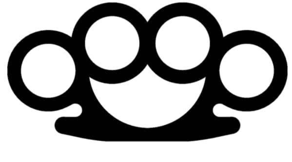 Free Brass Knuckles DXF File for CNC & Plasma Cutting