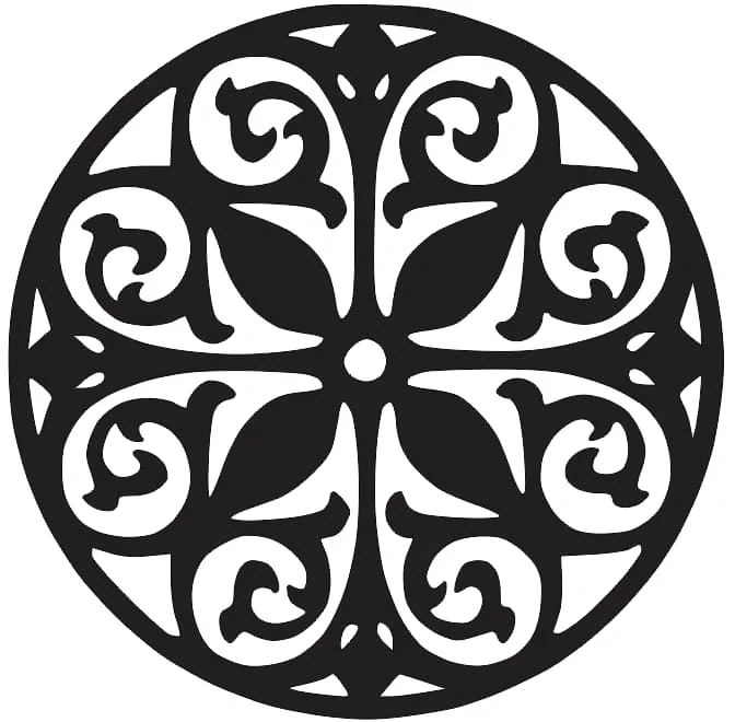 Laser Cut Vinyl design dxf File - Free Vector