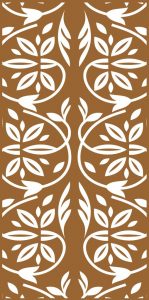 Free CNC Patterns Floral Screens CNC Design DXF - Free Vector