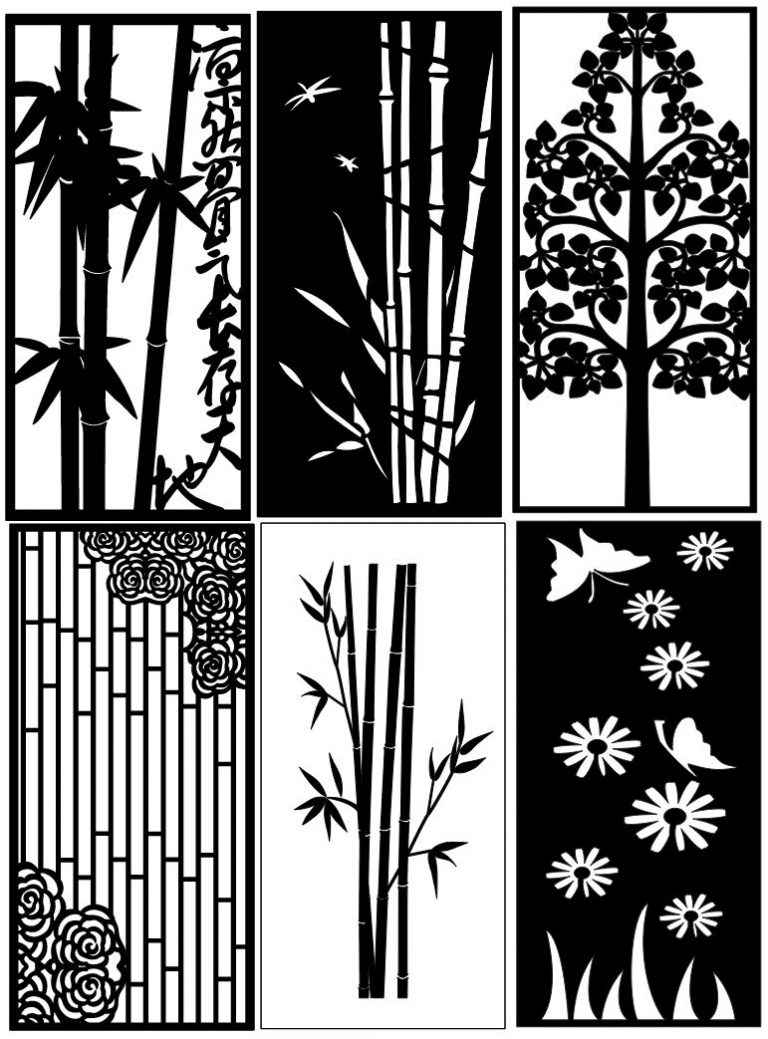 cnc designs free DXF files for laser cutting - Free Vector
