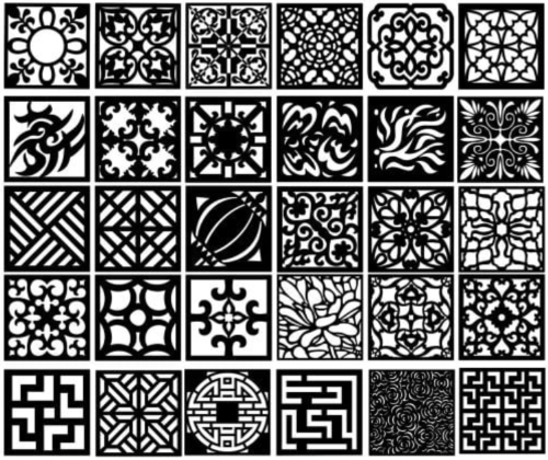 Decorative Lattice DXF Files – Free Download for Laser Cutting - Free ...