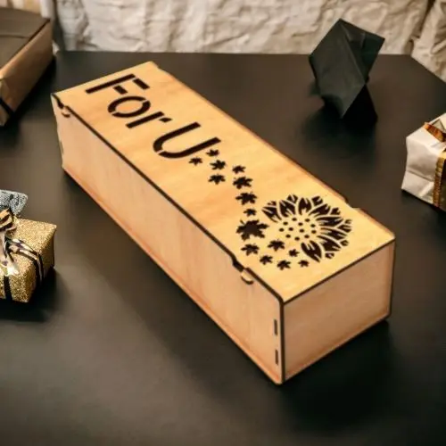 Laser Cut Gift Box Free SVG Files For Laser Cutting - Free Vector