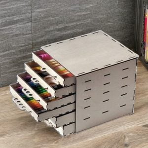 Laser Cut Storage Box Free DXF File Downloads - Free Vector