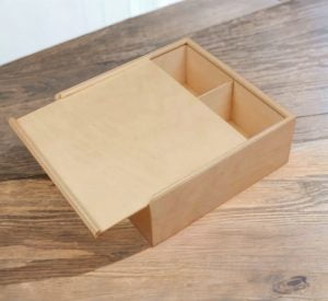 Laser Cut Wooden Box DXF File for laser cutting - Free Vector