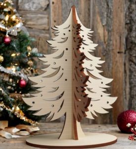 Free laser cut files Christmas tree SVG Files - Free Vector