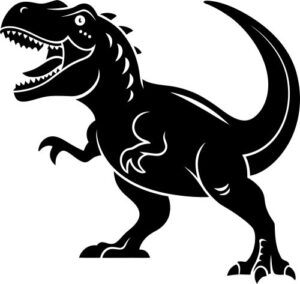 T-Rex CNC File - Free DXF Design for CNC Cutting - Free Vector